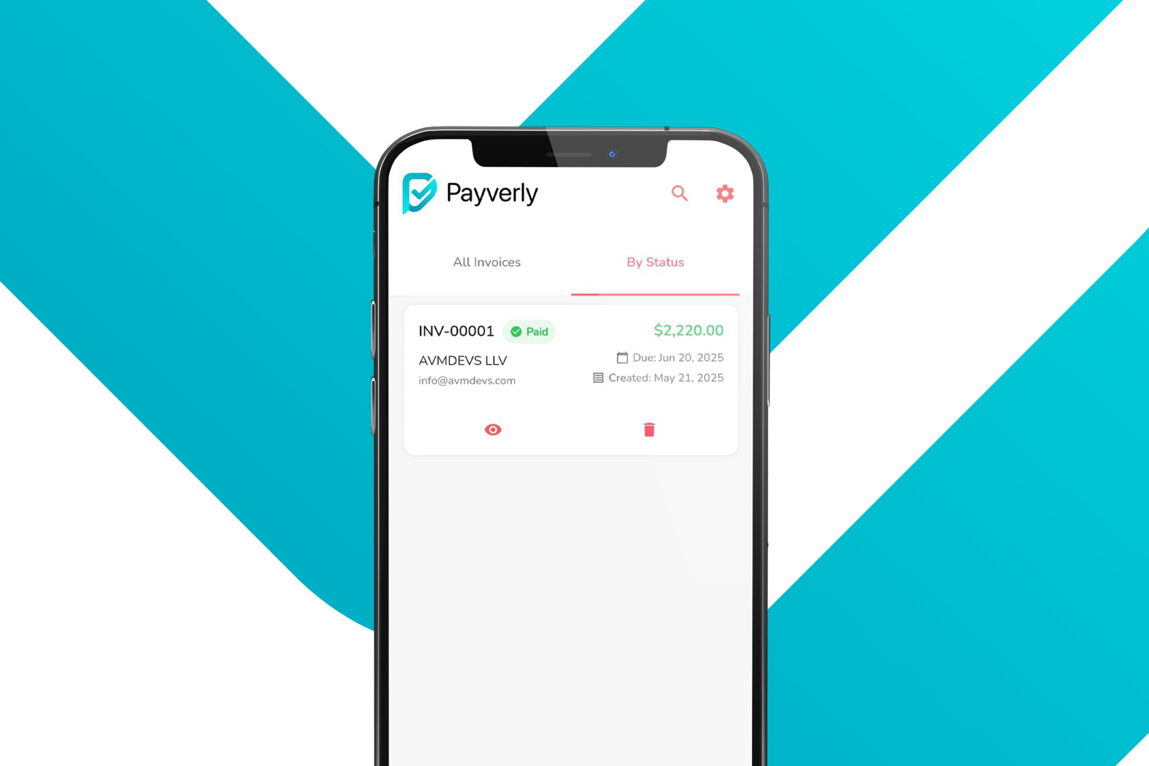 Payverly - Invoice & Client Management App
